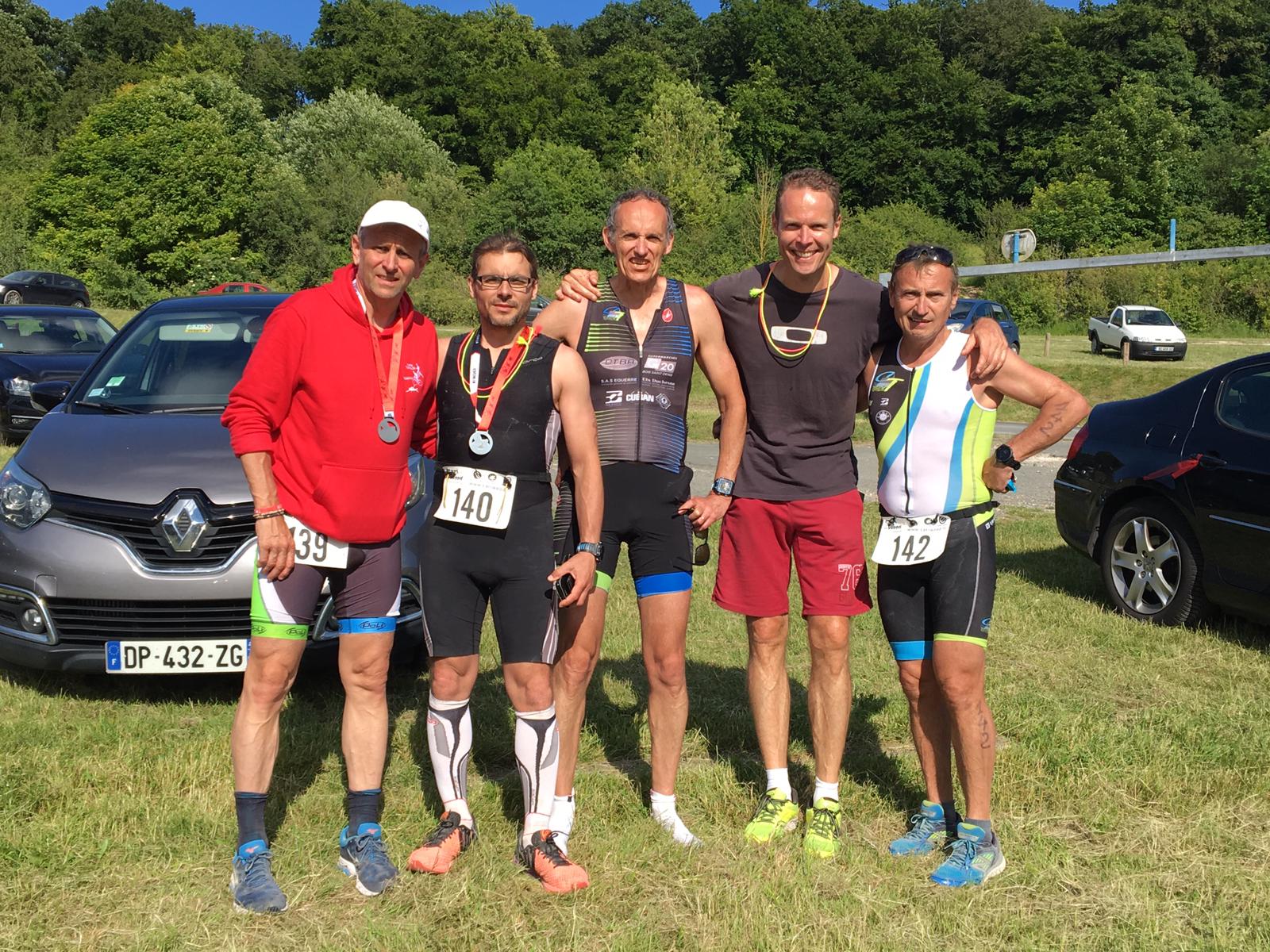 Olivier sur sa prépa du half de Beauvais - Chantilly-Triathlon (Oise)